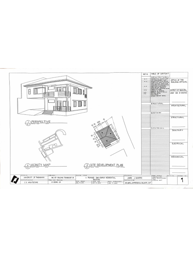 BT 3 Architectural Drawing | PDF