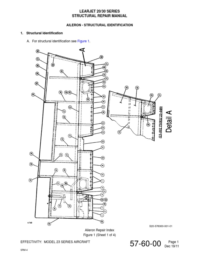 A. For Structural Identification See .: Learjet 20/30 Series Structural ...