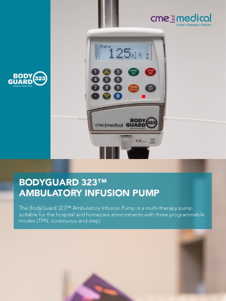 IF - CME BodyGuard 323 Infusion Pump - BR - EN | PDF | Intravenous ...