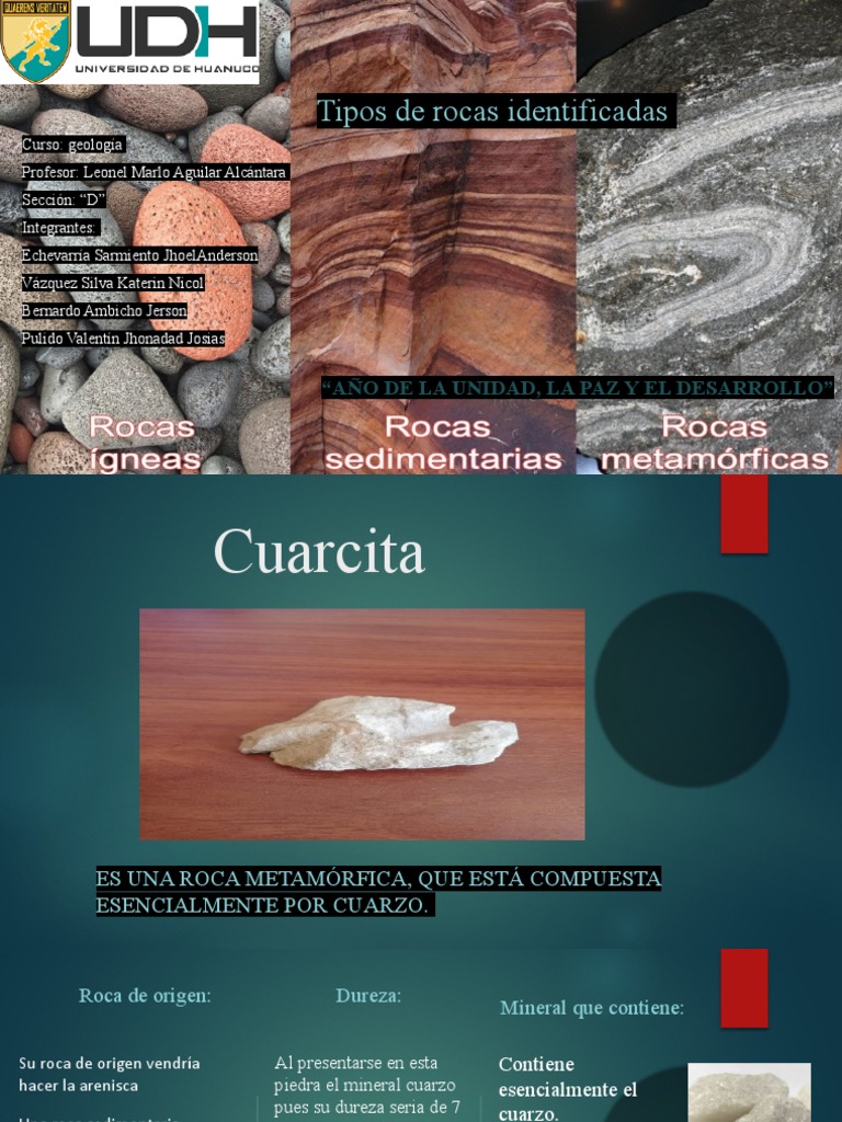 Tipos de Rocas: Metamórficas e Ígneas | PDF | Roca (geología) | Roca ...