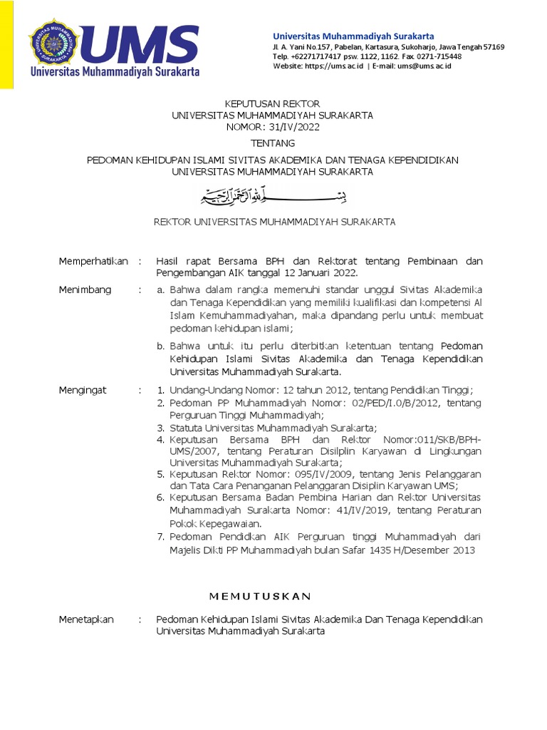 2022-31-PHIS-UMS Kehidupan Islami | PDF