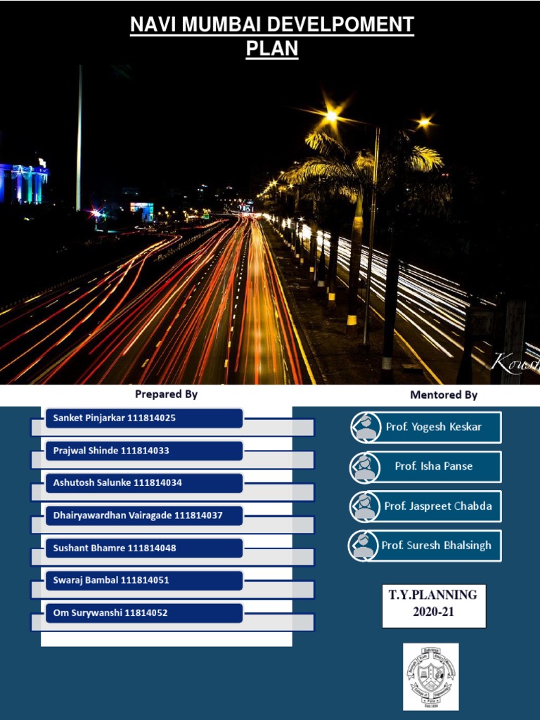 Group 3 Navi Mumbai Development Plan Report | PDF | Earth Sciences ...