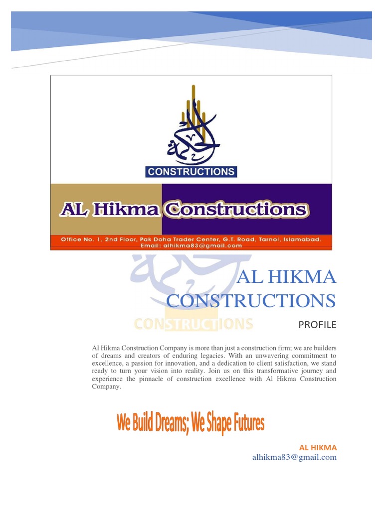 Al Hikma Company Profile | PDF | Corporate Social Responsibility ...