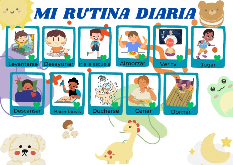 Rutina Diaria para Niños | PDF