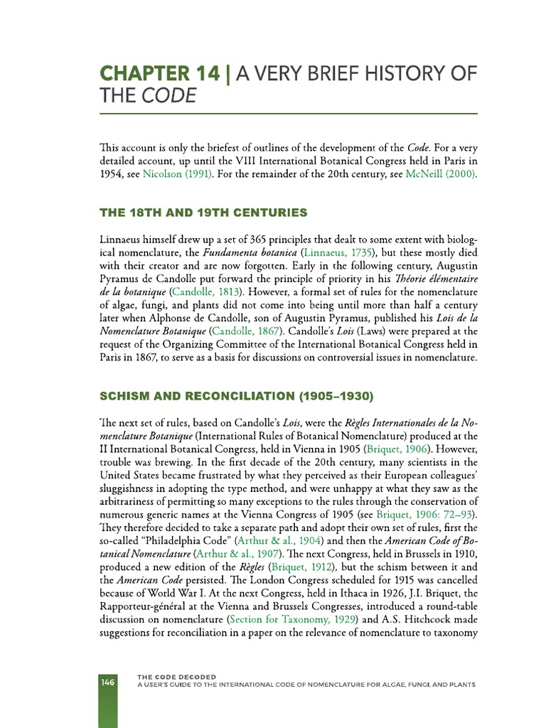 Brief History of The Code | PDF