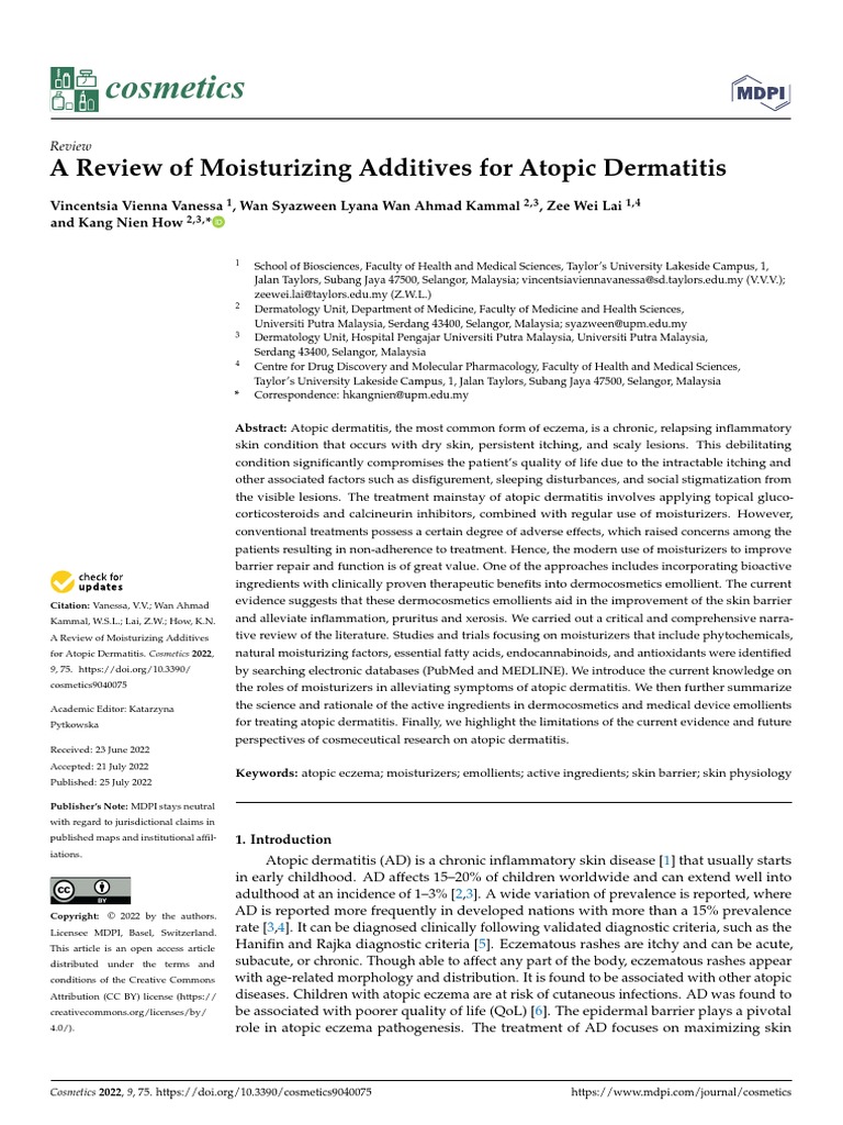 Allantoin Soothing Effect | PDF | Dermatitis | Topical Medication