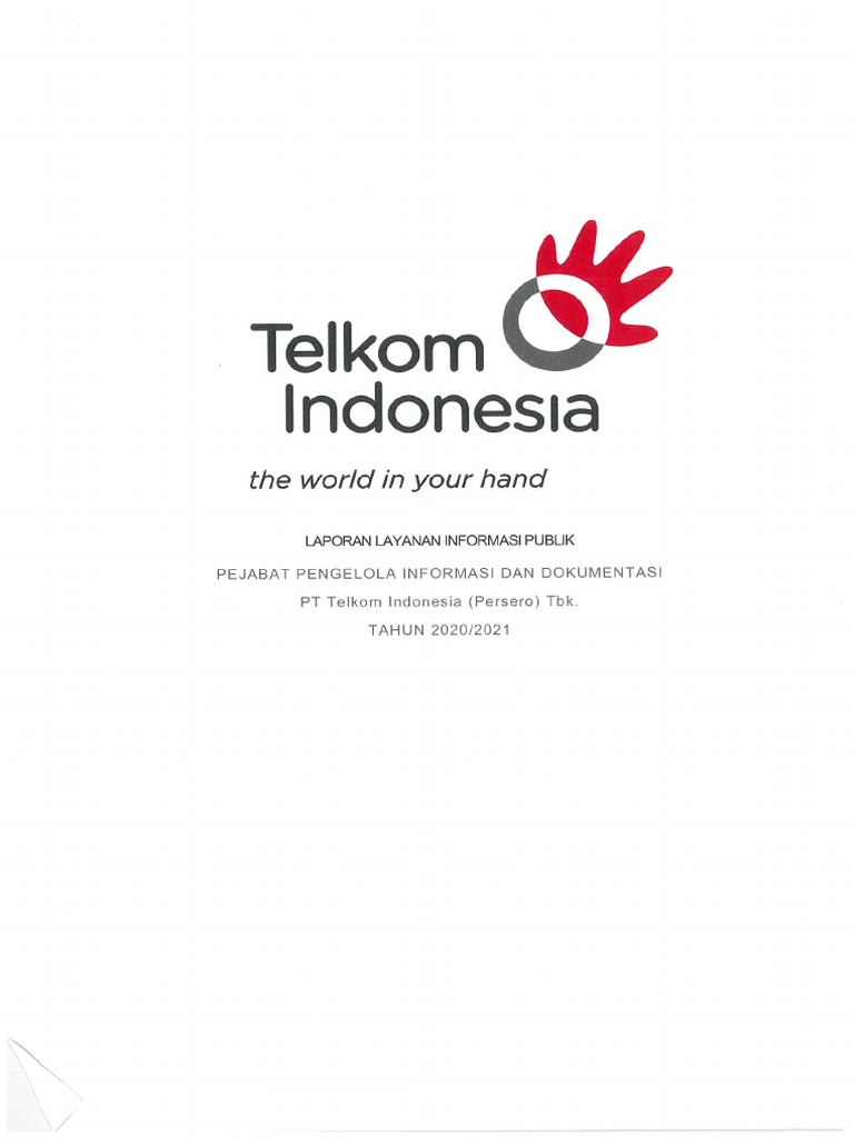Laporan Layanan Informasi Publik Telkom 2020 | PDF