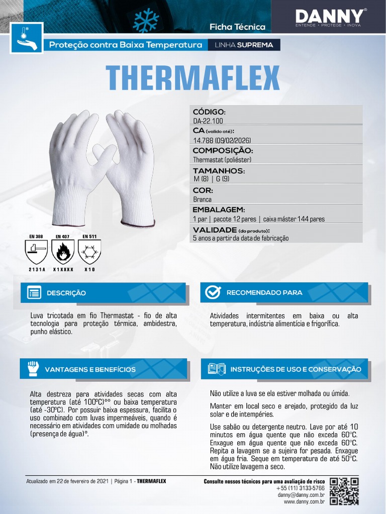 Ficha Tecnica Thermaflex Da22100 | PDF