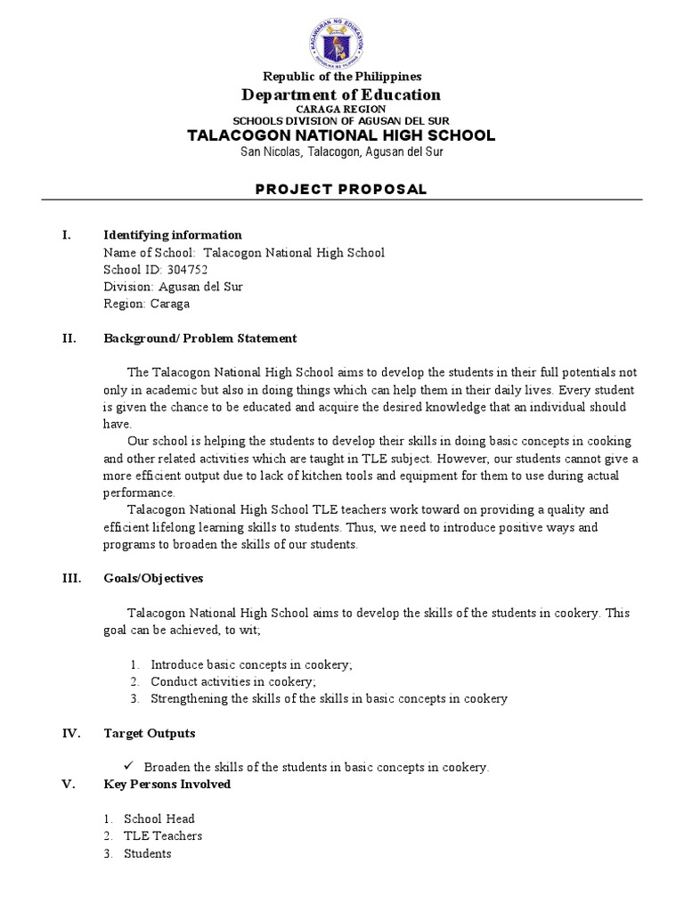 Tle Project Proposal PDF