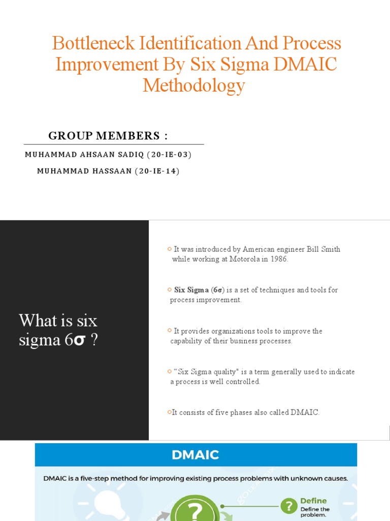 Bottleneck Identification and Process Improvement by Six Sigma | PDF | Six Sigma | Economies