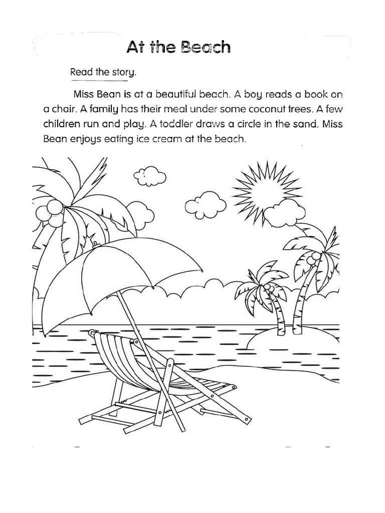 Beach Write The Correct Sentence | PDF