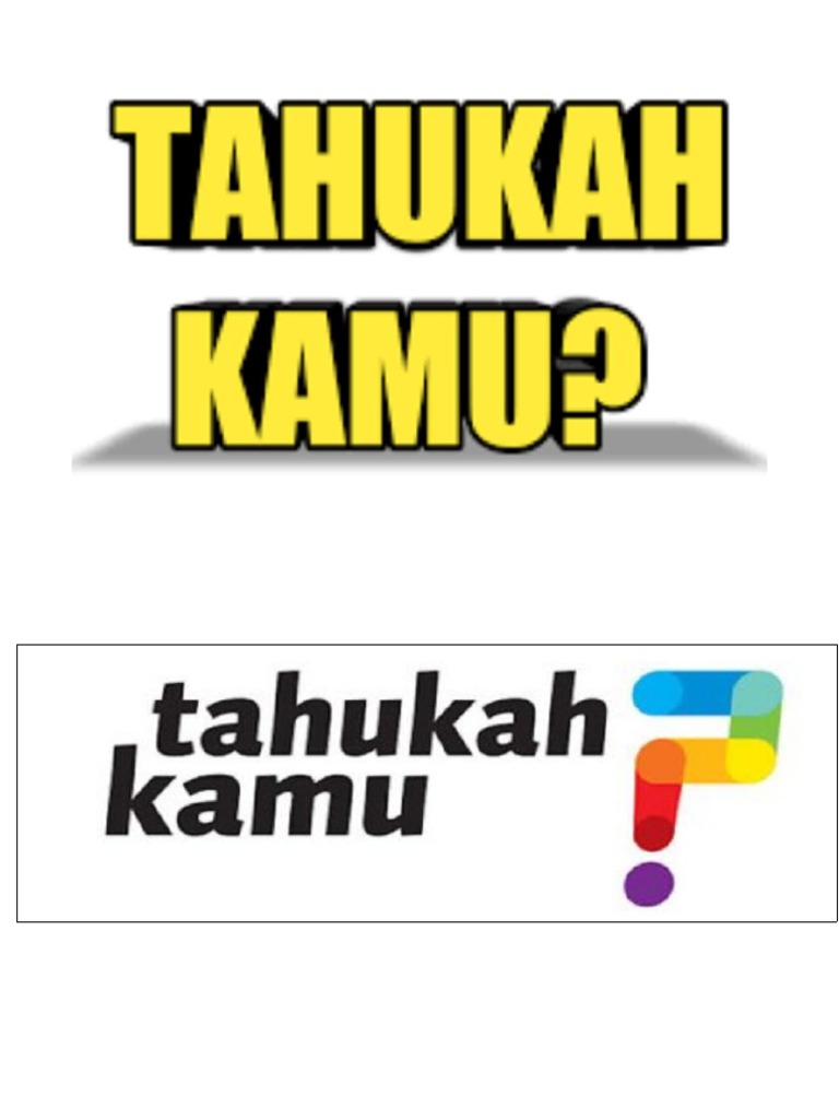 Perkataan Tahukah Kamu | PDF Perkataan Tahukah Kamu | PDF