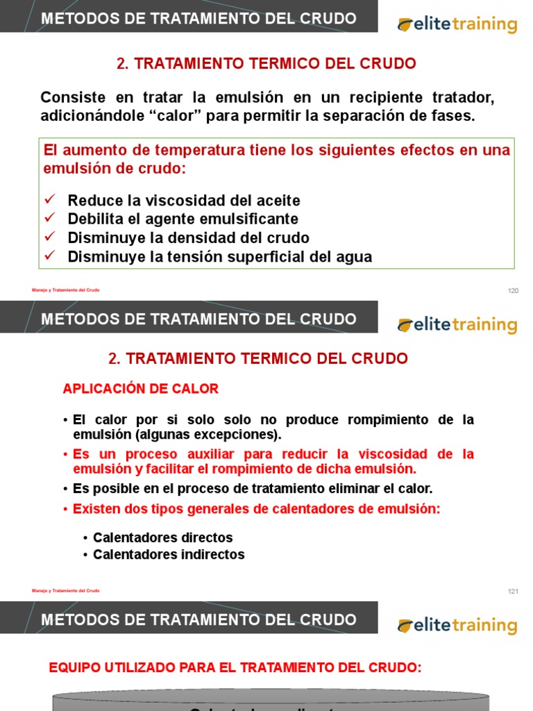 CAPITULO 3 Parte 4 de 6 TRATAMIENTO CRUDO | PDF | Emulsión | Petróleo