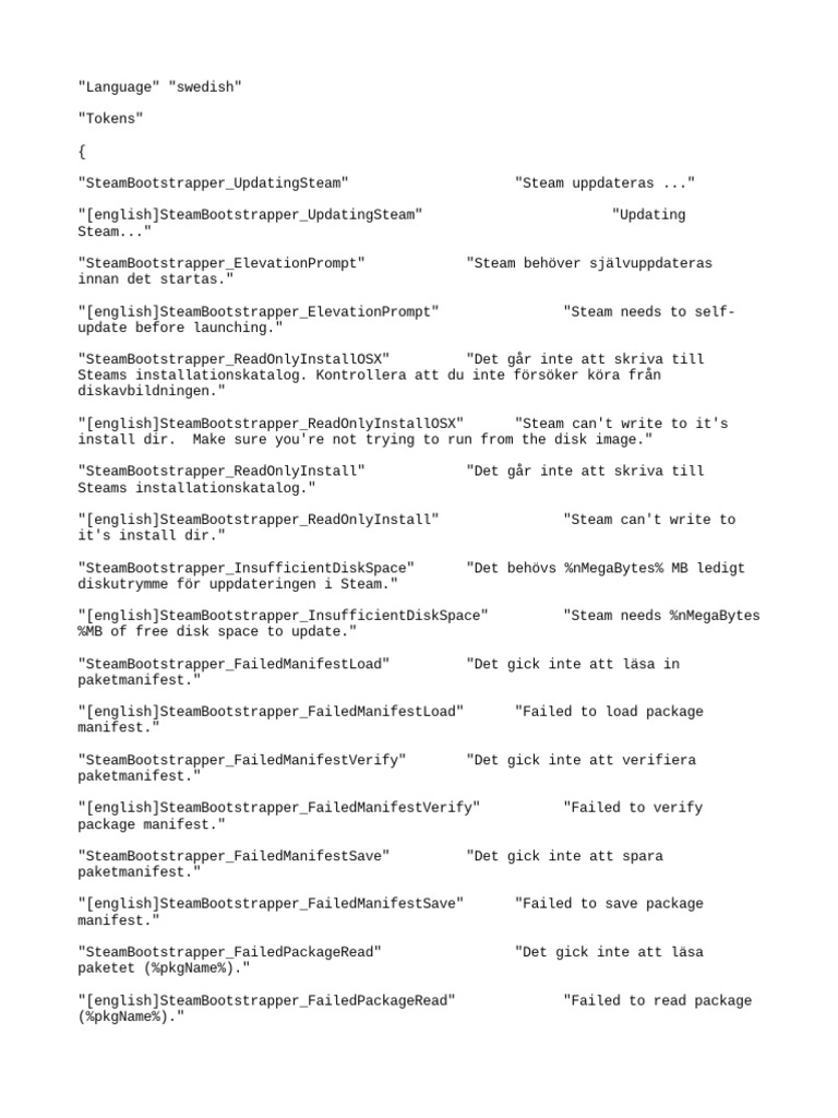 Steambootstrapper Swedish | PDF | Software | Computing