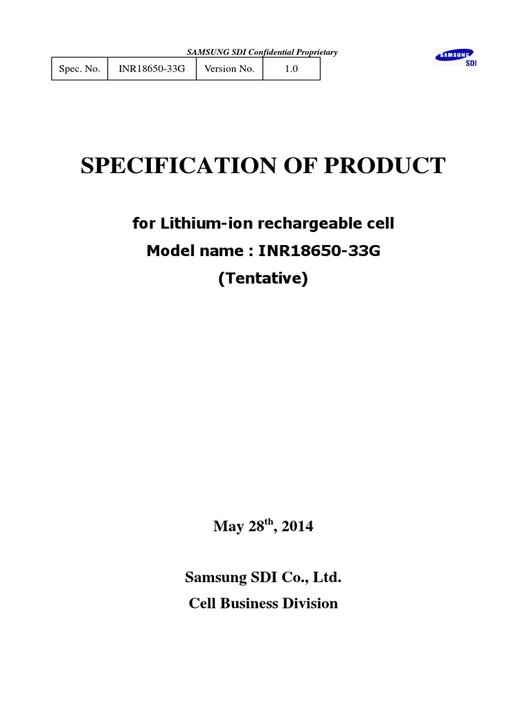 Samsung 33G | PDF | Rechargeable Battery | Battery Charger