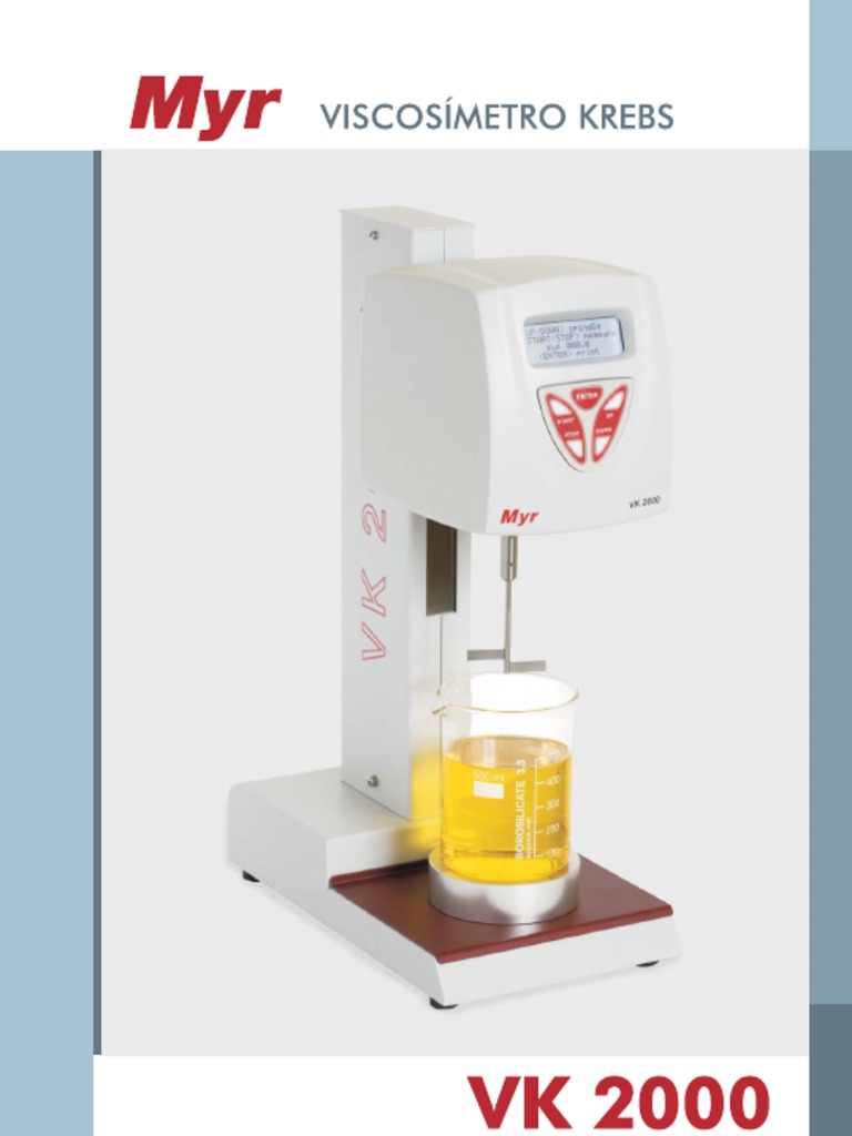 Viscosimetro Myr - VK 200 | PDF