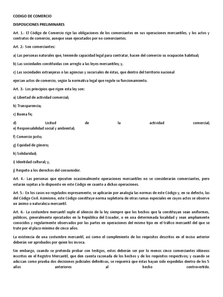 Codigo de Comercio | PDF | Pagaré | Estatuto de limitaciones