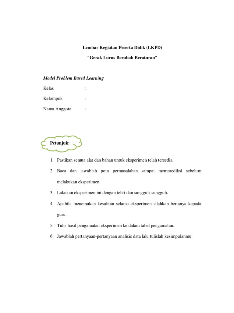 Lkpd Glbb Siswa Ukin Pdf