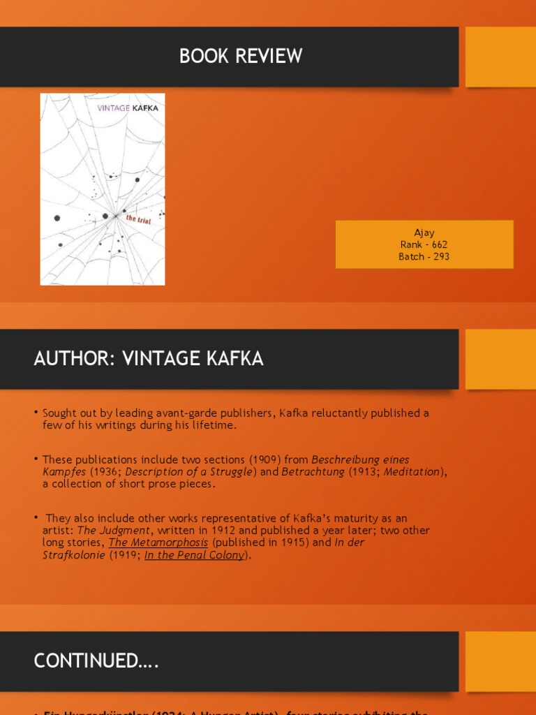 The Trial | PDF | Franz Kafka | The Trial