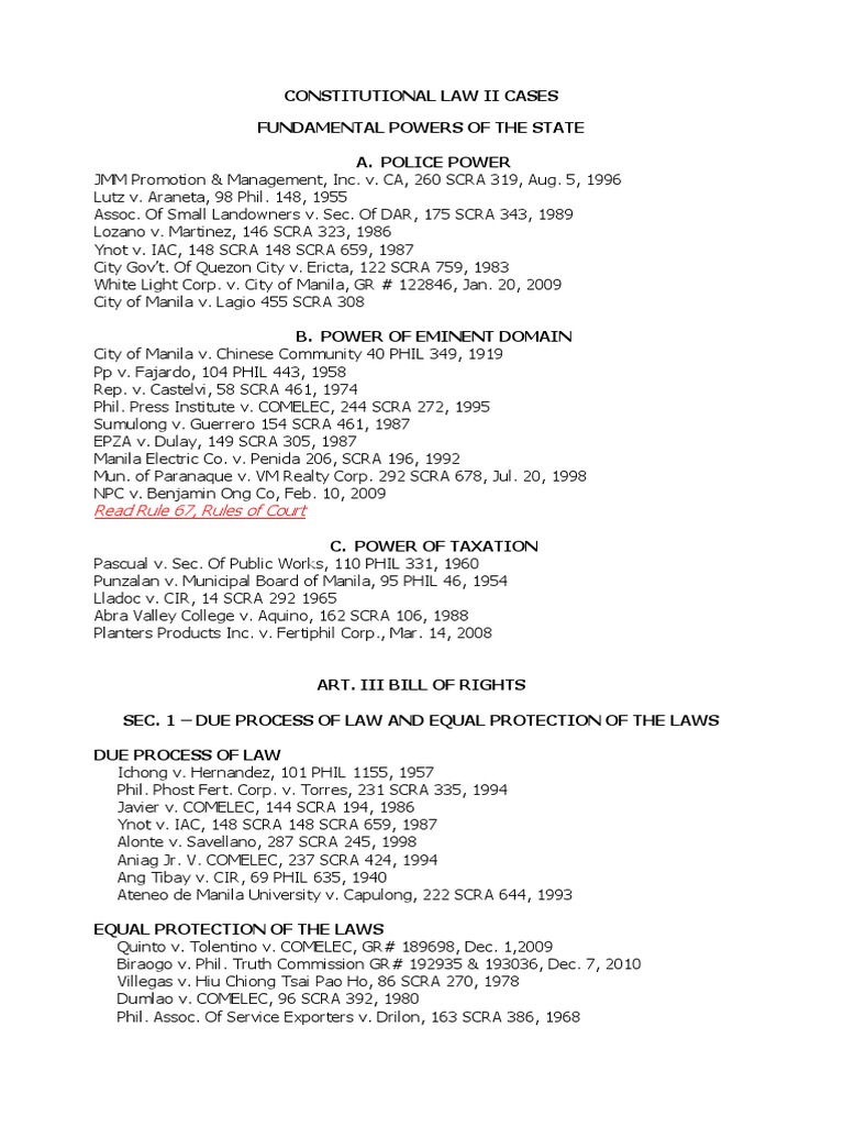Fundamental Powers of the State | PDF | Governance | Philippines