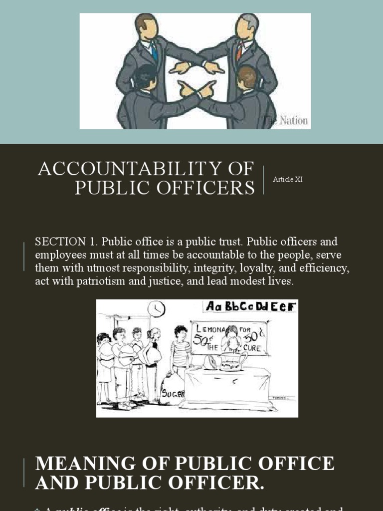 Accountability of Public Officers | PDF | Impeachment | United States ...