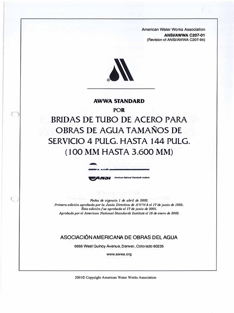 Awwa Standard Traducida | PDF | Soldadura | Construcción