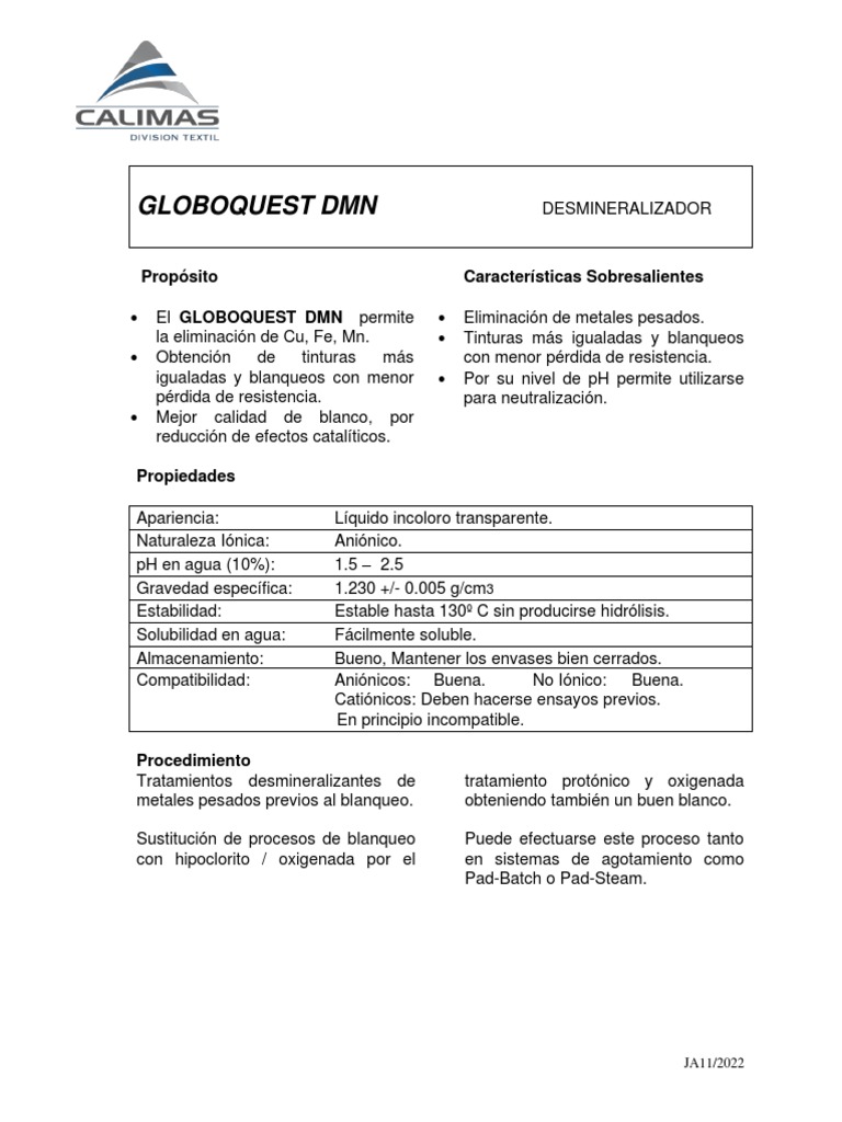 FT Globoquest DMN | PDF | Agua | Átomos