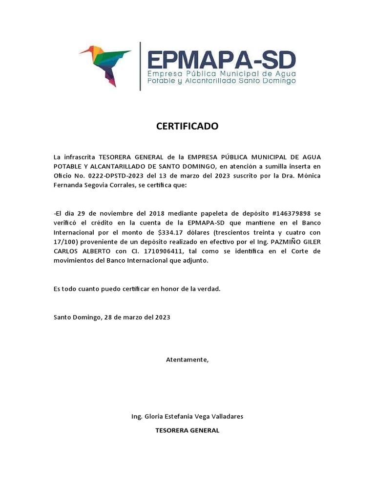 Certifica Do | PDF