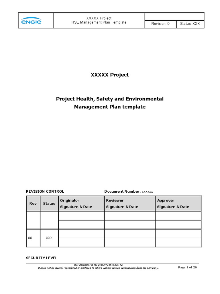 2023 05 02 Example HSE Plan Rev 2 | PDF | Personal Protective Equipment ...