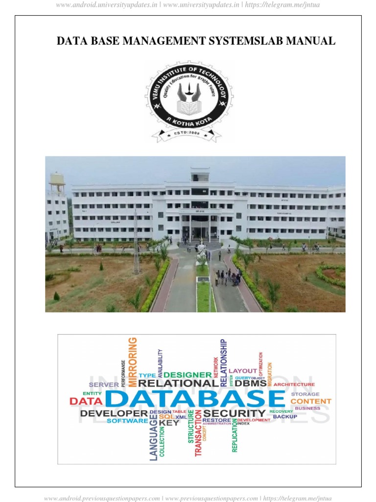 DBMS Lab Manual for Students | PDF | Relational Database | Sql