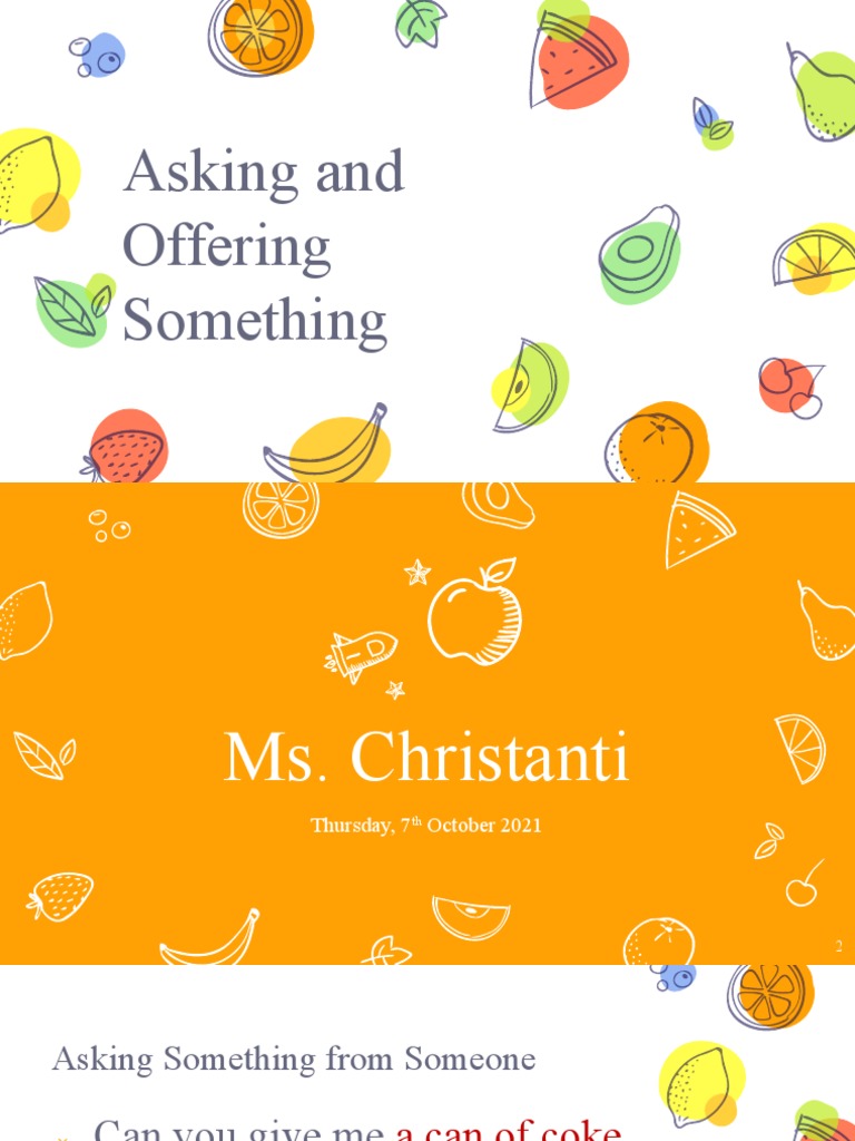 Polite Requests and Offers Guide | PDF | Cooking, Food & Wine | Self-Improvement