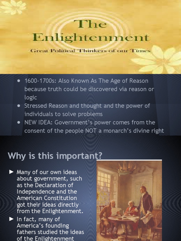 Enlightenment Thinkers & Ideas | PDF | Age Of Enlightenment | Reason