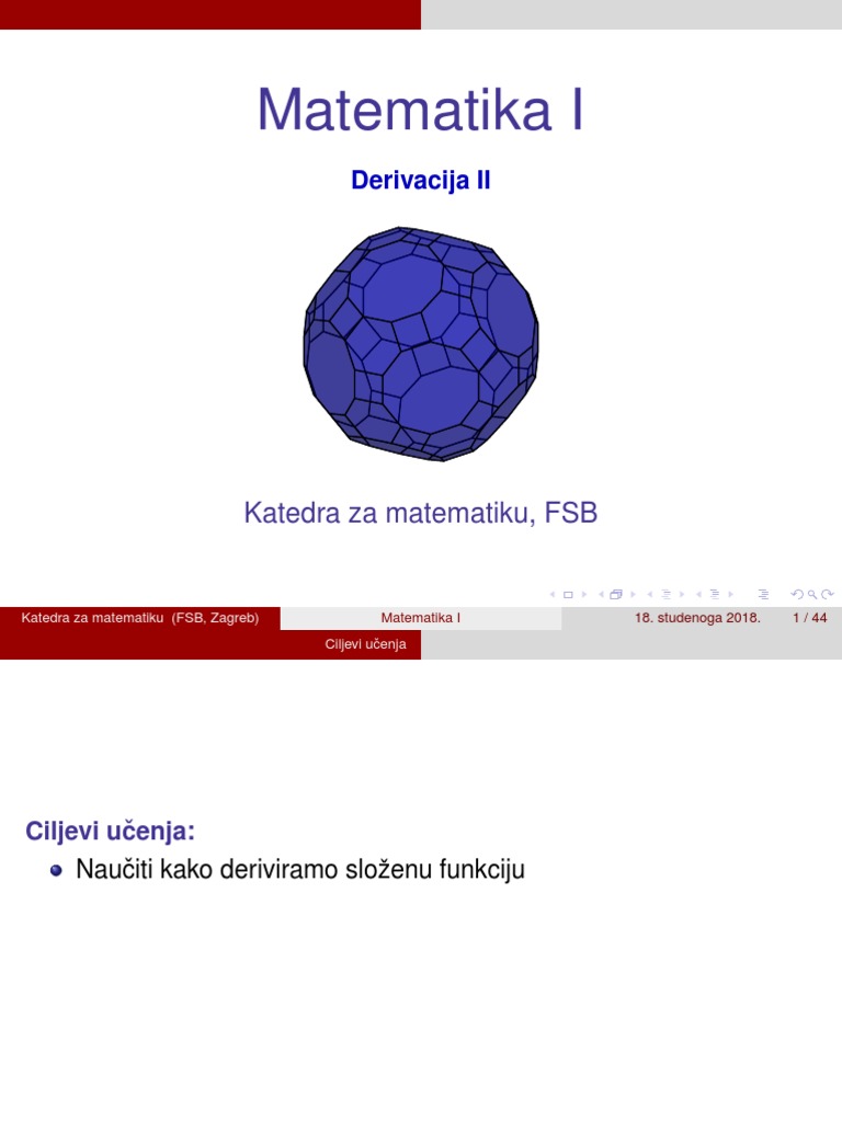 Derivacije 2 Dio | PDF