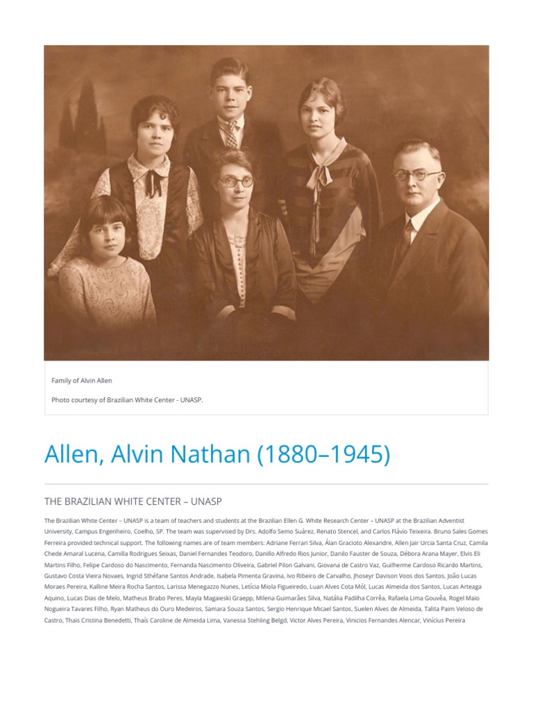 História Do PR Nathan Alvin Allen | PDF | Peru | Os Estados Unidos