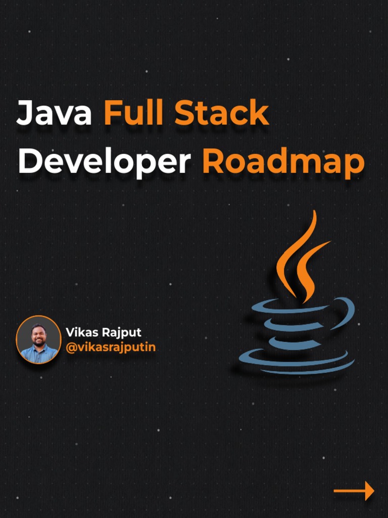 Java Fullstack Developer Roadmap | Download Free PDF | Web Application | Java (Programming Language)