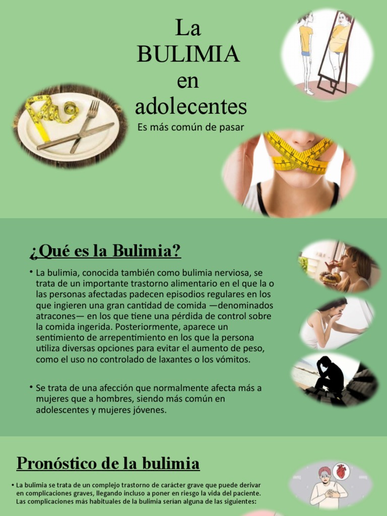 La Bulimia | PDF | Medicina CLINICA | Enfermedades y trastornos