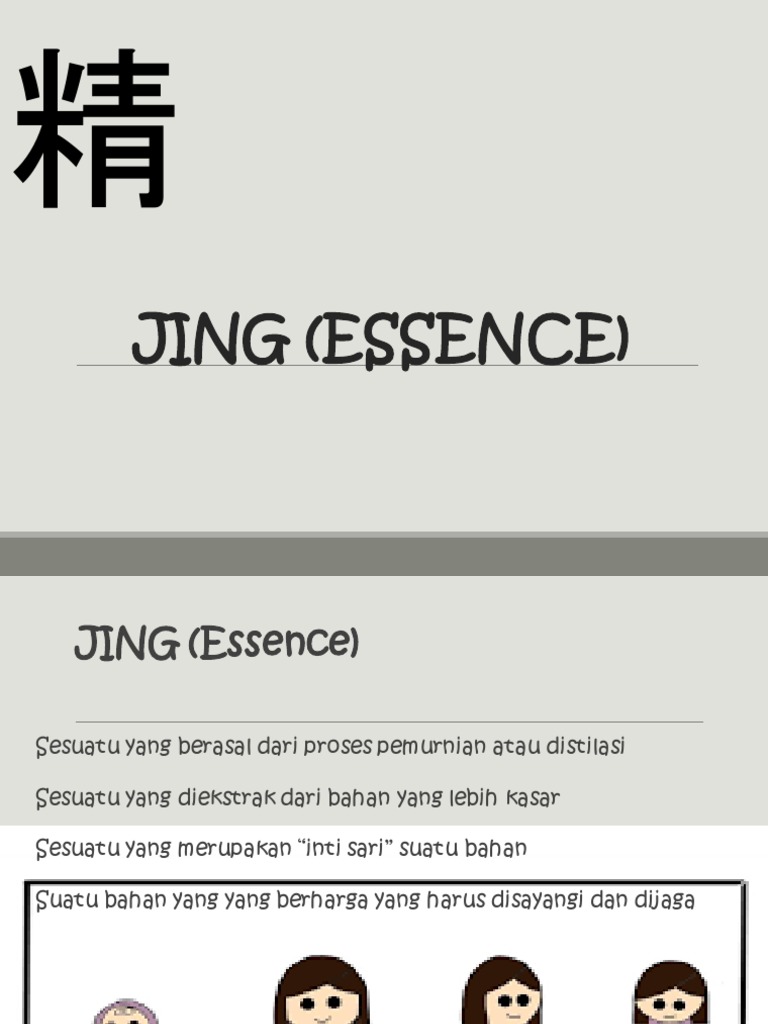 Memahami Jing dan Jin Ye dalam TCM | PDF