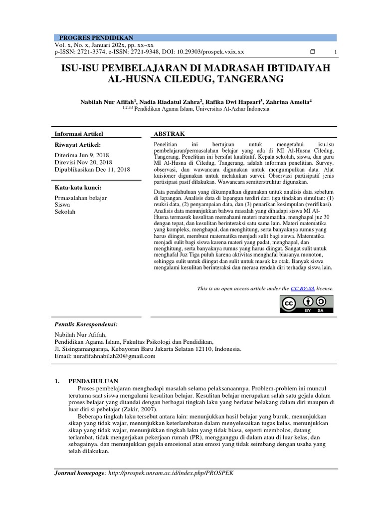 Jurnal Pendidikan-Perkembangan Peserta Didik (Nabilah, Nadia, Rafika-Pai Ta21b) | PDF | Karier ...