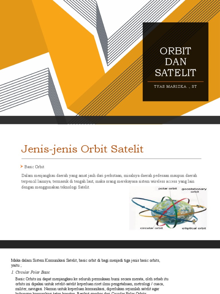 Jenis-Jenis Orbit Satelit dan Ketinggian | PDF | Sains & Matematika