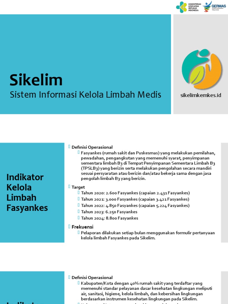 Manfaat Aplikasi SIKELIM untuk Limbah Medis | PDF | Ilmu Sosial | Sains ...