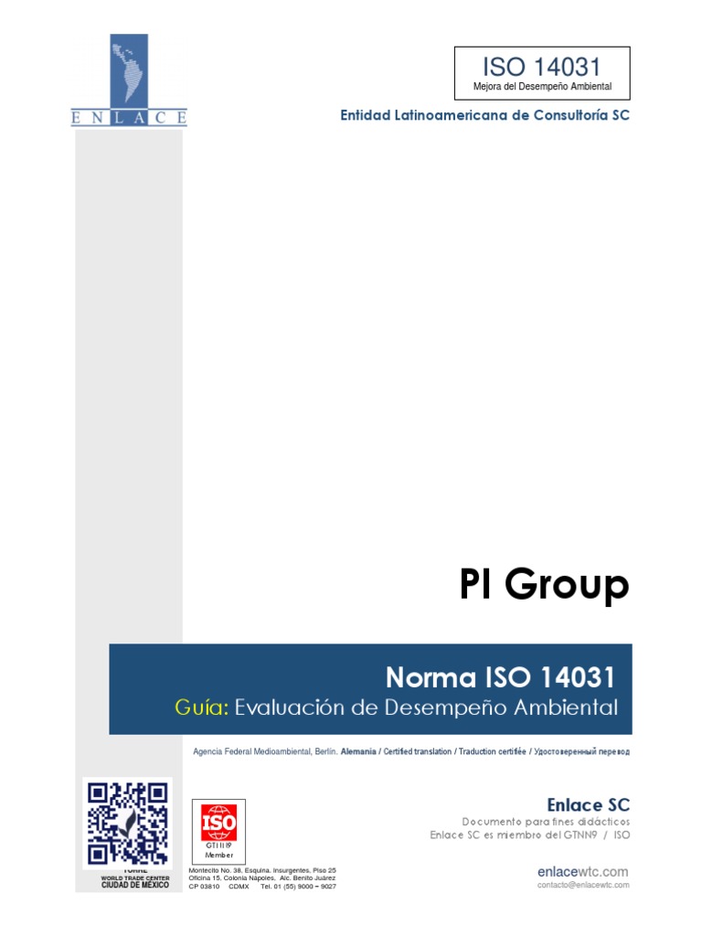 Iso 14031-2015 | PDF | Entorno natural | Contaminación