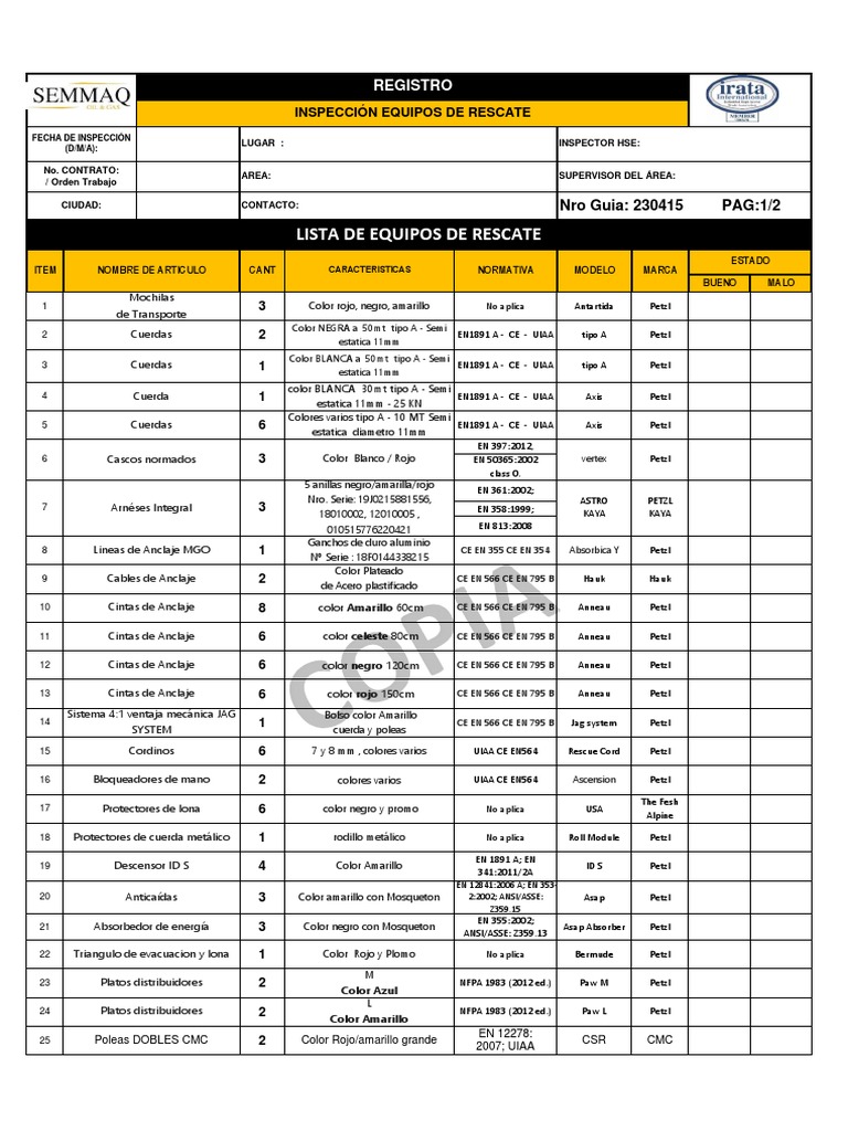 LISTA DE EQUIPOS General 2022 | PDF | Color | Arco iris