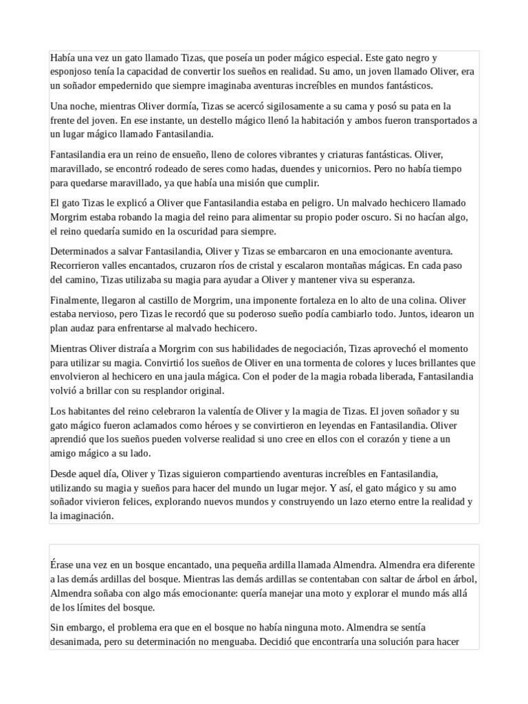 El Gato Magico y Su Dueño | PDF | Sueño