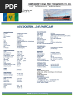 Ship Particulars | PDF | Ships | Tonnage