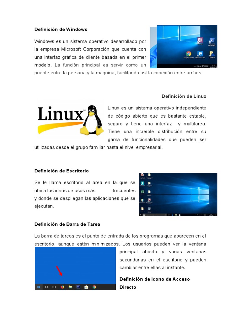 Definición de Windows | PDF | Archivo de computadora | Microsoft Windows