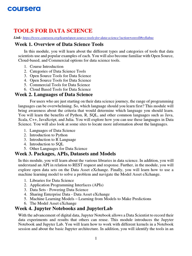 Tools For Data Science-Data Science Methodology | PDF | Data | Cloud Computing