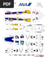 Pan American World Airways 747 Papercraft | PDF