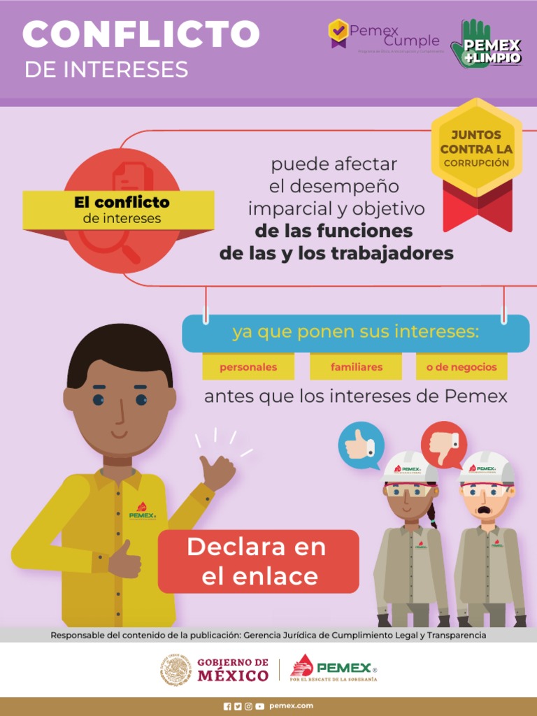 Infografia - Conflicto de Intereses - 2023 | PDF
