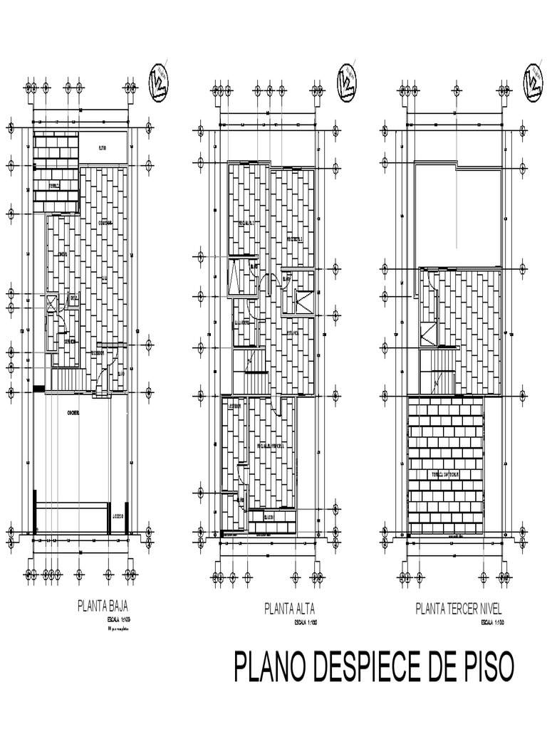 Plano Despiece de Piso | PDF
