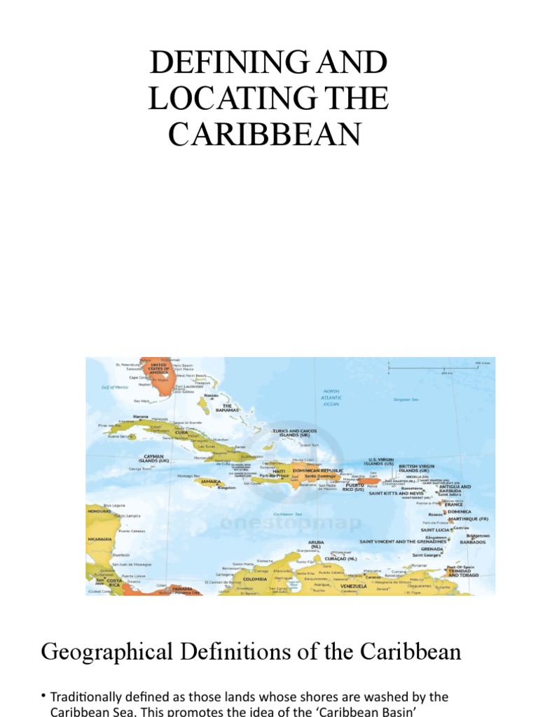 Defining and Locating The Caribbean | PDF | Caribbean | Natural Disasters
